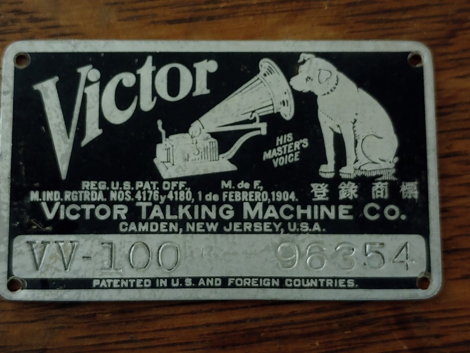 RCA VICTOR VICTROLA TALKING MACHINE 1900 - VV-100 modified | eBay
