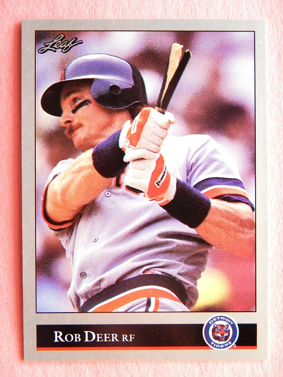 Rob Deer #193 Leaf 1992 Baseball Card (Detroit Tigers) VG | eBay