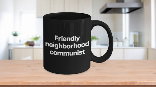 Communist Mug Black Coffee Cup Funny Gift for Anarcho Marxist Socialist ...