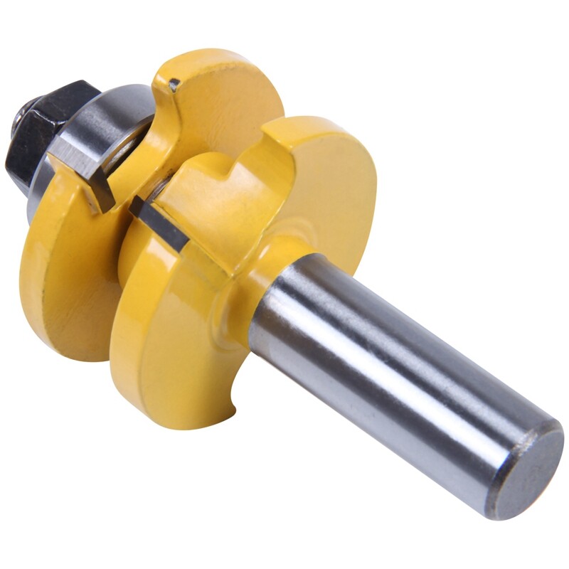 3 PCS Router Bit Set, 1/2-Inch Shaker Raised Panel Round Over Cabinet ...