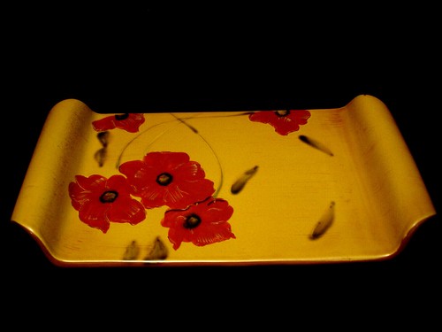 Fleur Rouge by Ambiance HANDLEED CHEESE BOARD 16 1/2" | eBay