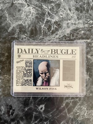 2021 SkyBox Metal Universe Spider-Man Daily Bugle Headlines #DB-24 ...