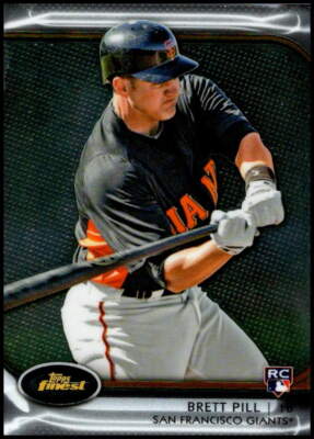 2012 Finest #91 Brett Pill Rookie San Francisco Giants RC Baseball Card ...