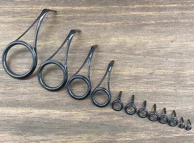 Fuji BLYAG BLAG Fishing Rod Guide Black Frame Alconite Building ...