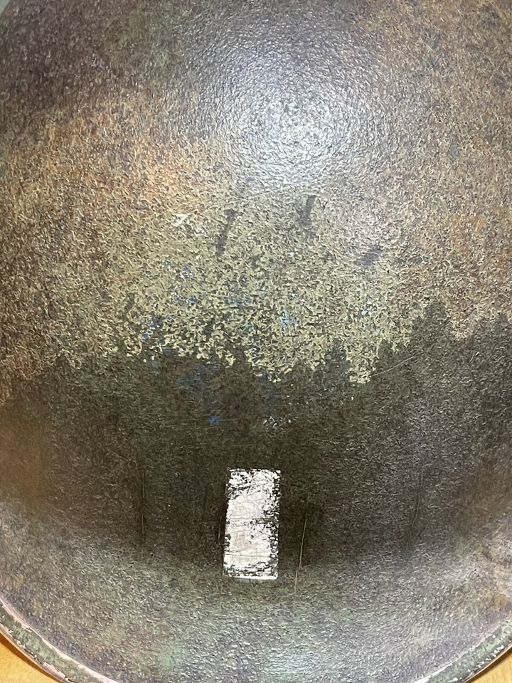 Original US Military M1 Steel Pot Helmet Liner WW2 WWII Marked ...