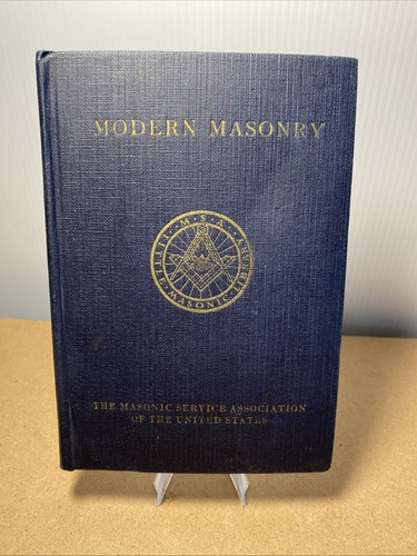 1924 Book Masonic Service Association of The United States "Modern ...