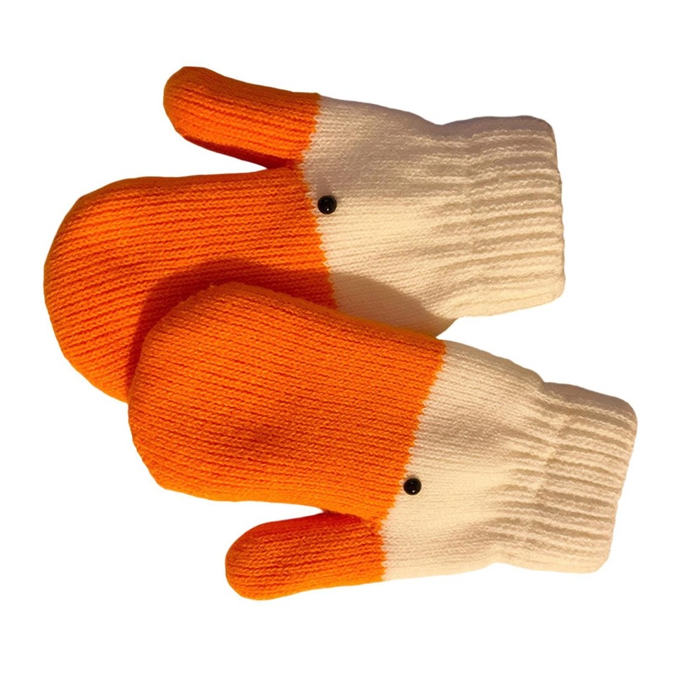 Fun Goose-shaped Gloves with Thick, Soft Thermal Lining, Ideal Gift ...