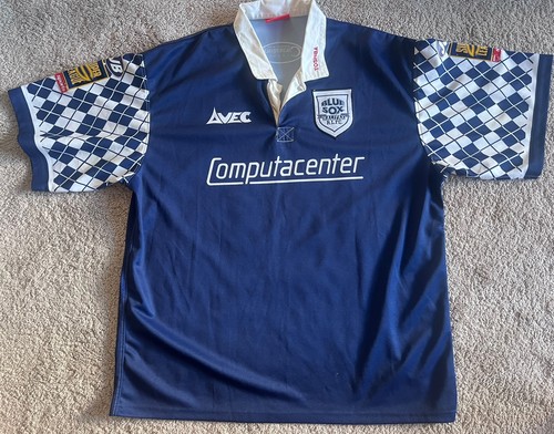 Halifax Blue Sox Rugby League Shirt Size XL Match Worn Gary Mercer ...