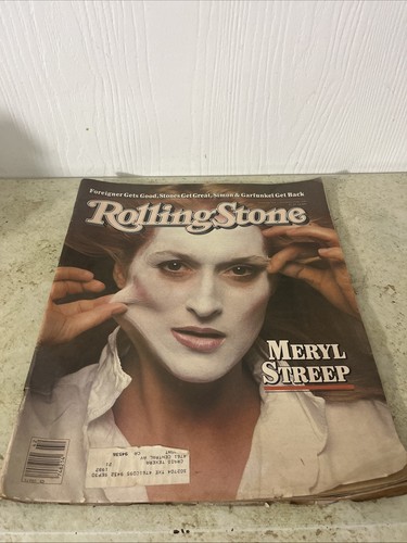 Oct 15 1981 issue of Rolling Stone Meryl Streep Cover | eBay