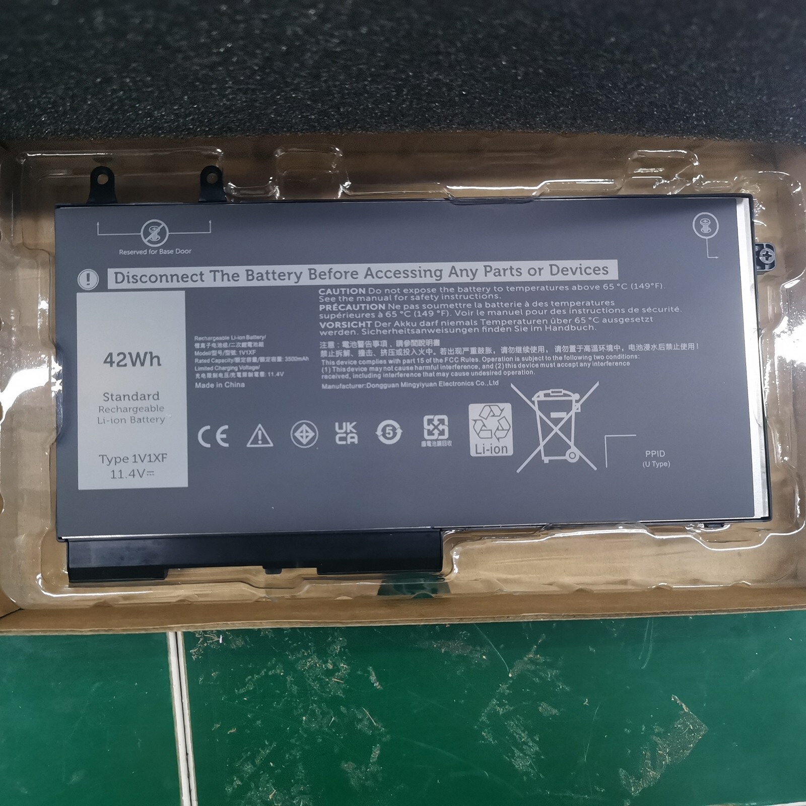 1V1XF Battery 42Wh For DELL Precision 3540 3550 Latitude 5400 R8D7N ...