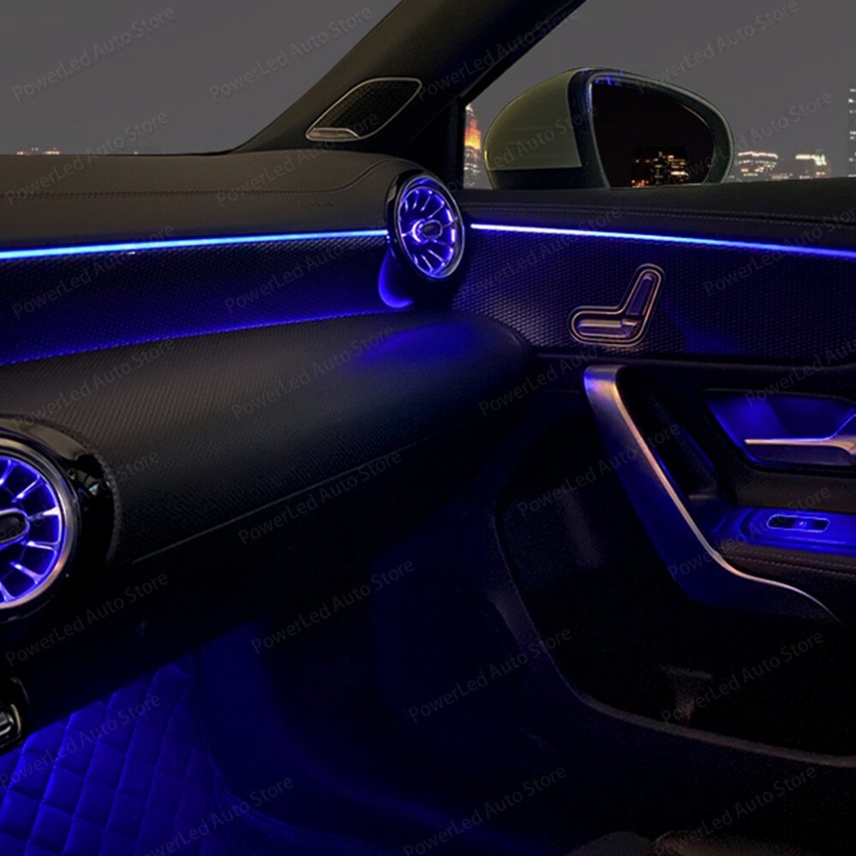 64 Colors Atmosphere Lamp Set For Benz A Class W177 CLA W118 LED ...