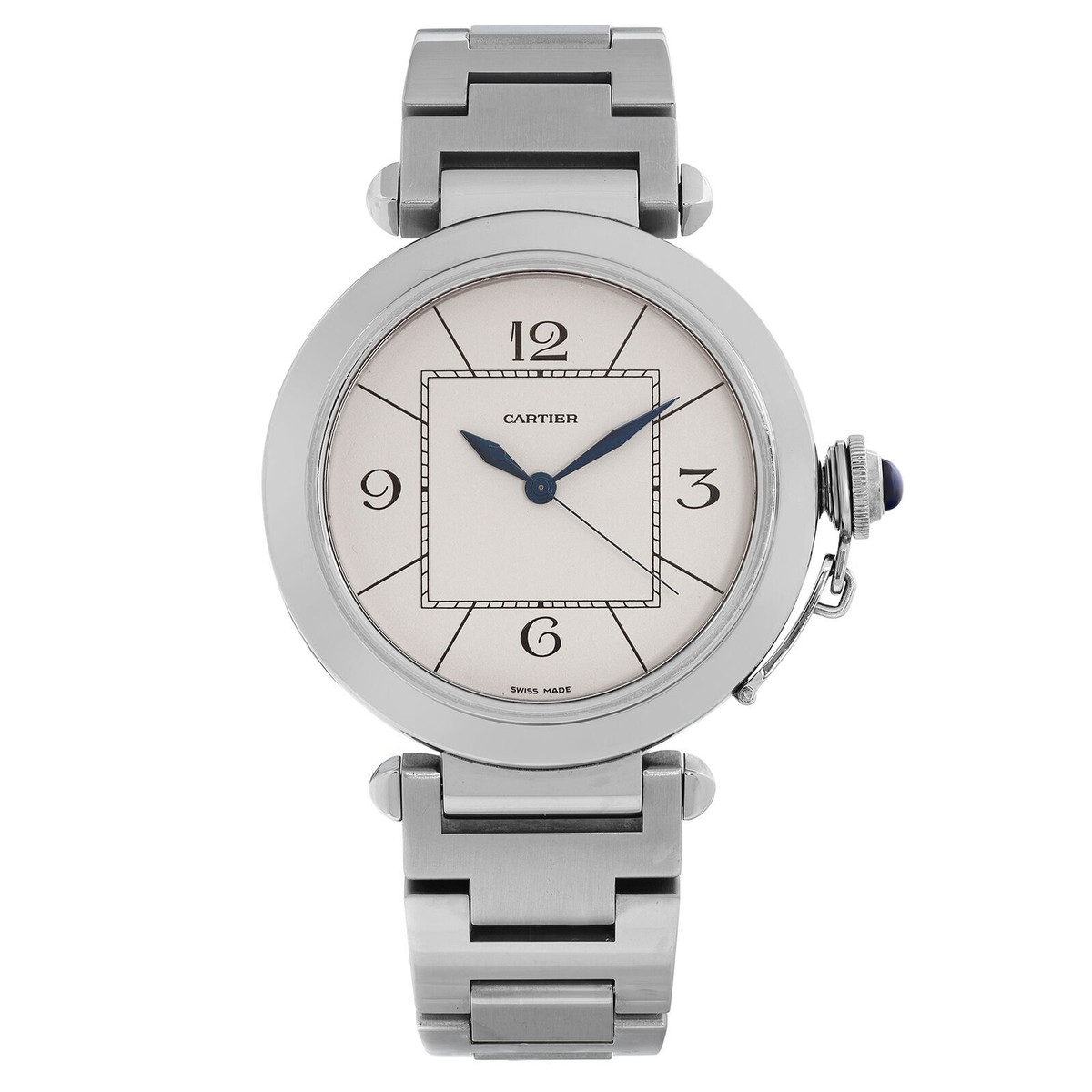 Cartier Pasha - 43 mm, Stainless Steel for sale | eBay