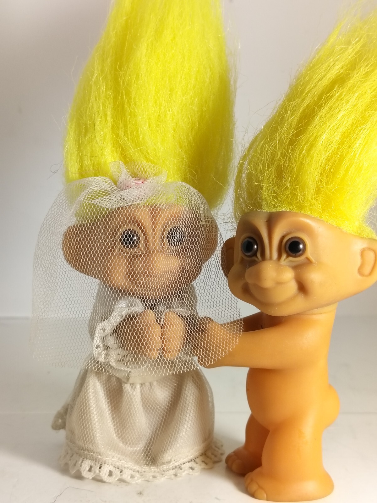 Trolls By Russ Bride & Groom 3" Prayer Hand Dolls | eBay