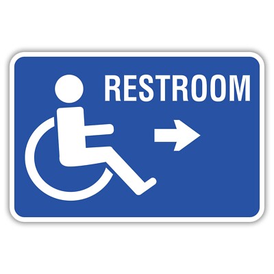 Restroom Aluminum Sign | eBay