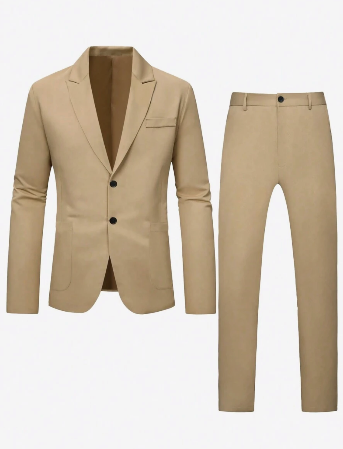 Trajes Para Hombre Color Caqui de Vestir Chaqueta Elegantes Saco ...