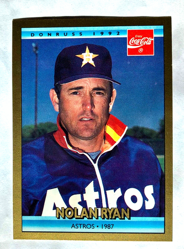 1992 DONRUSS LEAF Nolan Ryan *COCA COLA* Card #21 of 26 HOF Angels Astros Great! | eBay