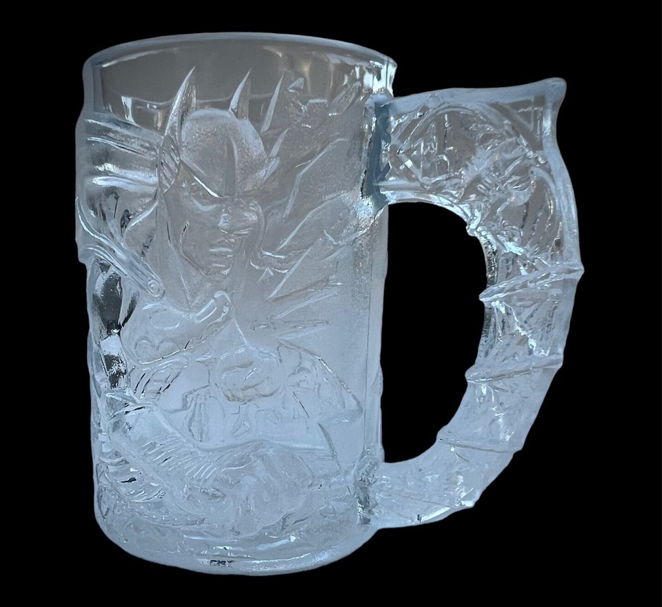 BATMAN FOREVER McDonald’s DC Comic Glass Mug - Made in France (1995 ...