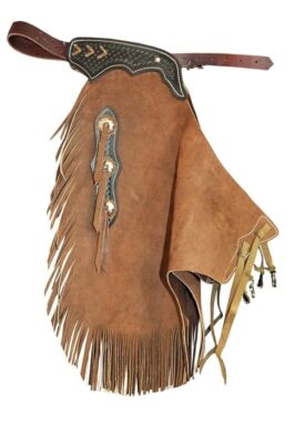 Western Chinks Chaps Classic Leather Men Women Unisex Rodeo Bull Trail ...