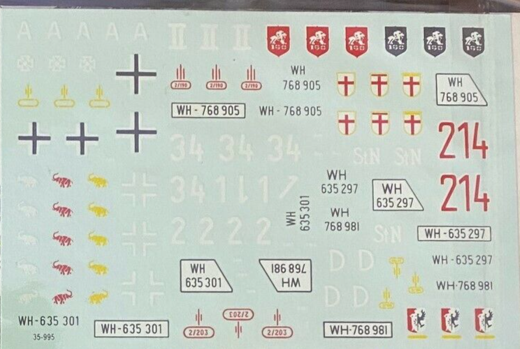 Star Decals - 1:35 - STURM SdKfz 252 Ammo Carrier Part 5 - 35-995 ...