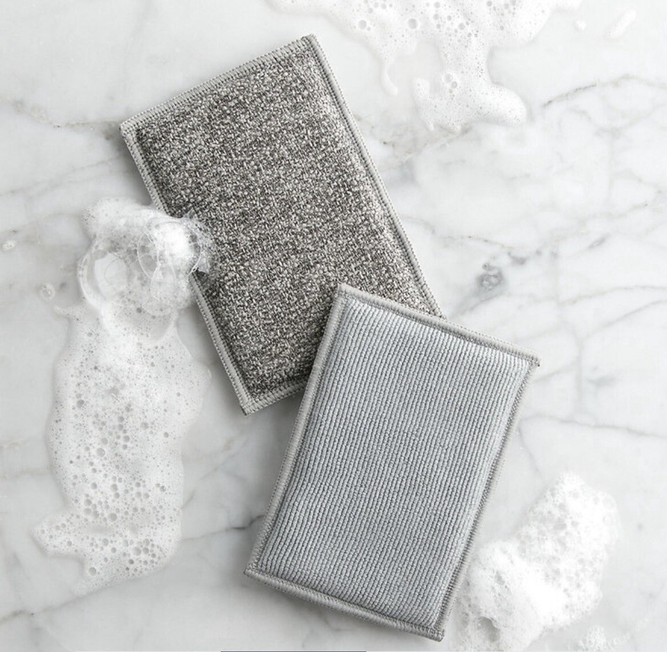 NIB Norwex EnviroSponge Pack 2 Sided Microfiber Enviro Sponge Graphite ...