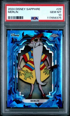2024 Topps Chrome Disney Sapphire Edition Merlin #29 PSA 10 | eBay
