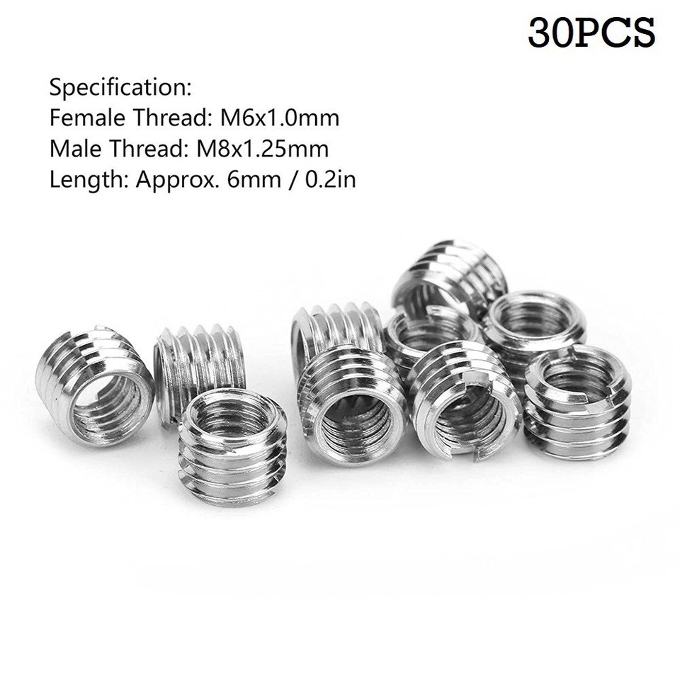 Inner Male Female Nut Inner Length MM M X Male Female Nut Threaded Inserts | eBay UK