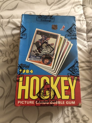1984 Topps Hockey Unopened Pack Box BBCE Wrapped Yzerman Rookie RC ? No ...