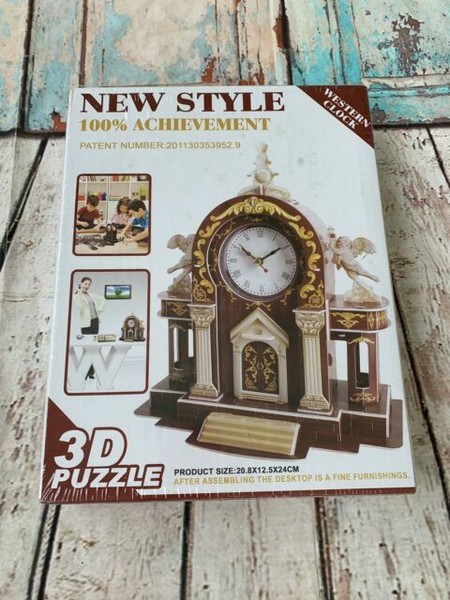Style DIY Western Clock 3d Puzzle 38 Pcs for sale online | eBay
