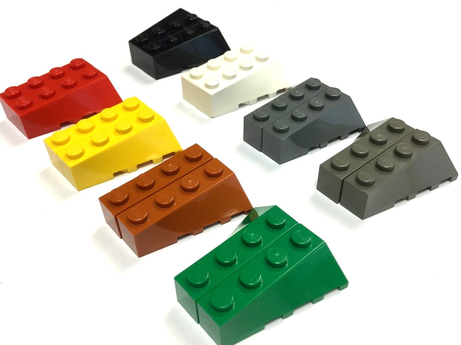 LEGO 43720/43721 4X2 Wedge Brick (Pair of 2) - Select Colour - FREE P&P ...