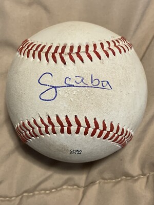Starlyn Jesus Caba Signed Rawlings Official Minor League Baseball ...