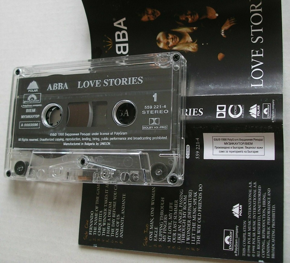 ABBA LOVE STORIES *RARE BULGARIAN CASSETTE TAPE* AGNETHA FALTSKOG | eBay
