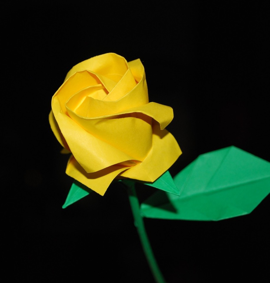 Dozen Origami Paper Rose flower bouquet Valentine Gift wedding ...