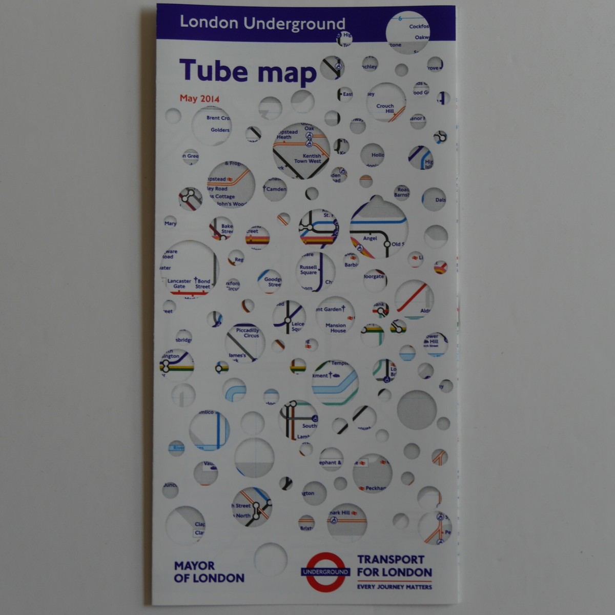 London Tube Map 2014