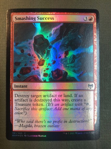 MTG Smashing Success Kaldheim 151/285 Foil [Brand New-Pack Fresh!] | eBay