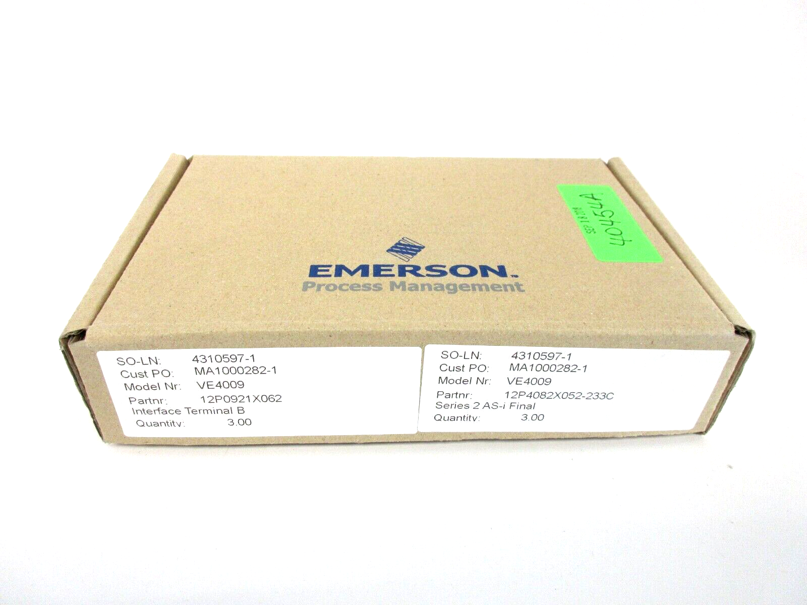 Emerson DeltaV VE4009 Actuator-Sensor Interface KJ3245X1-BA1, Mfg: 2018 | eBay
