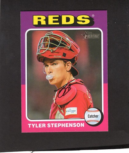 2024 Topps Heritage Short Print Card# 68 Tyler Stephenson Cincinnati Reds SP | eBay