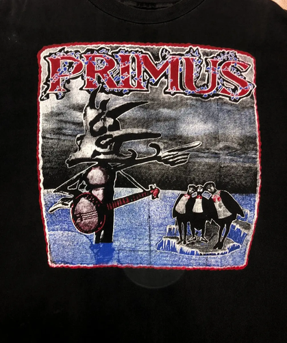 Vtg Primus Band Tour Concert Heavy Cotton Black Unisex All Size Shirt ...