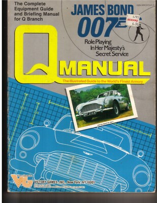 James Bond 007 Q Manual - RPG Equipment Guide | eBay