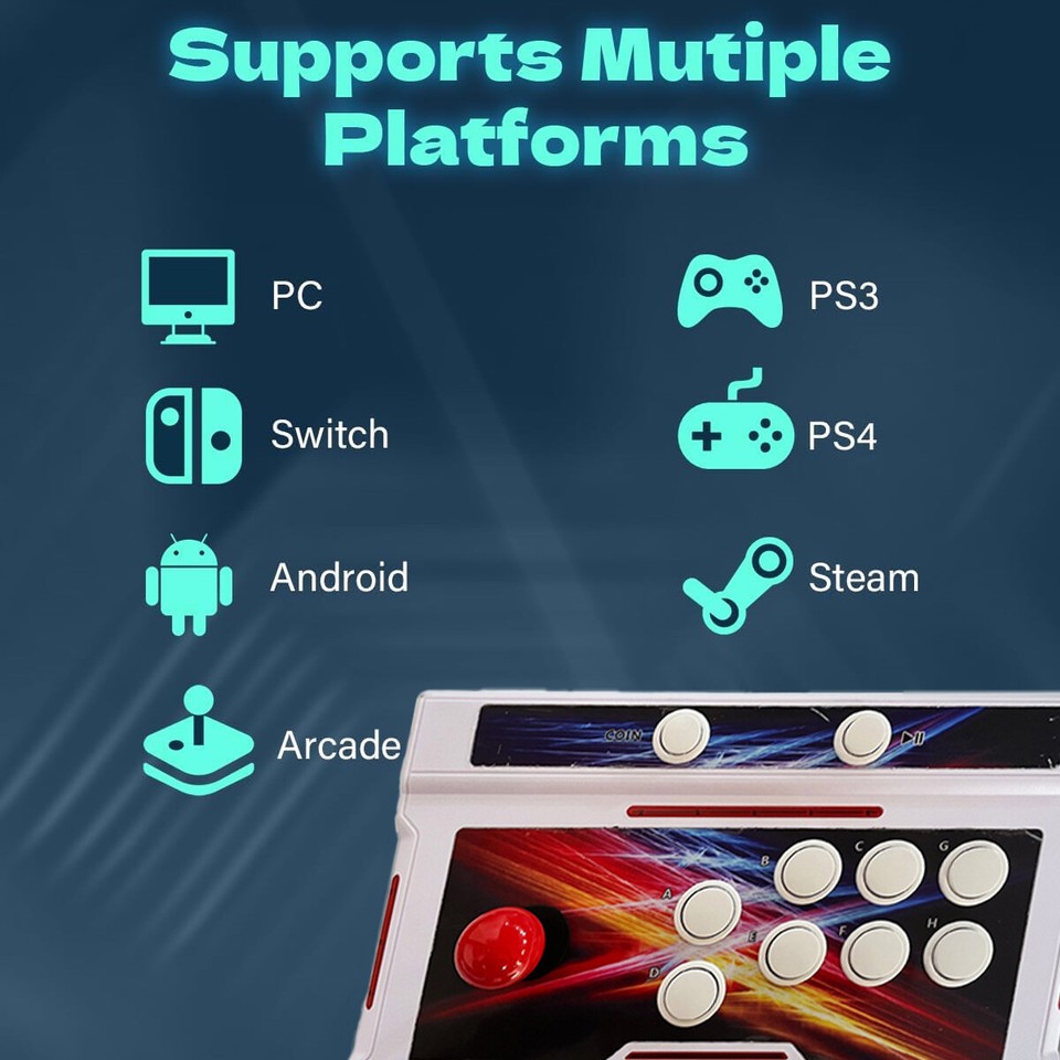 New Pandora Box 26800 in 1 2D&3D Retro Video Games Double Stick Arcade ...