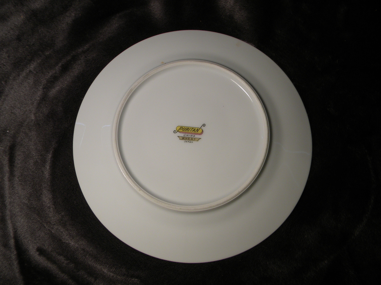 PURITAN CHINA LUNCH/SALAD PLATE IN WHEAT Pattern made in Japan7 3/4 ...