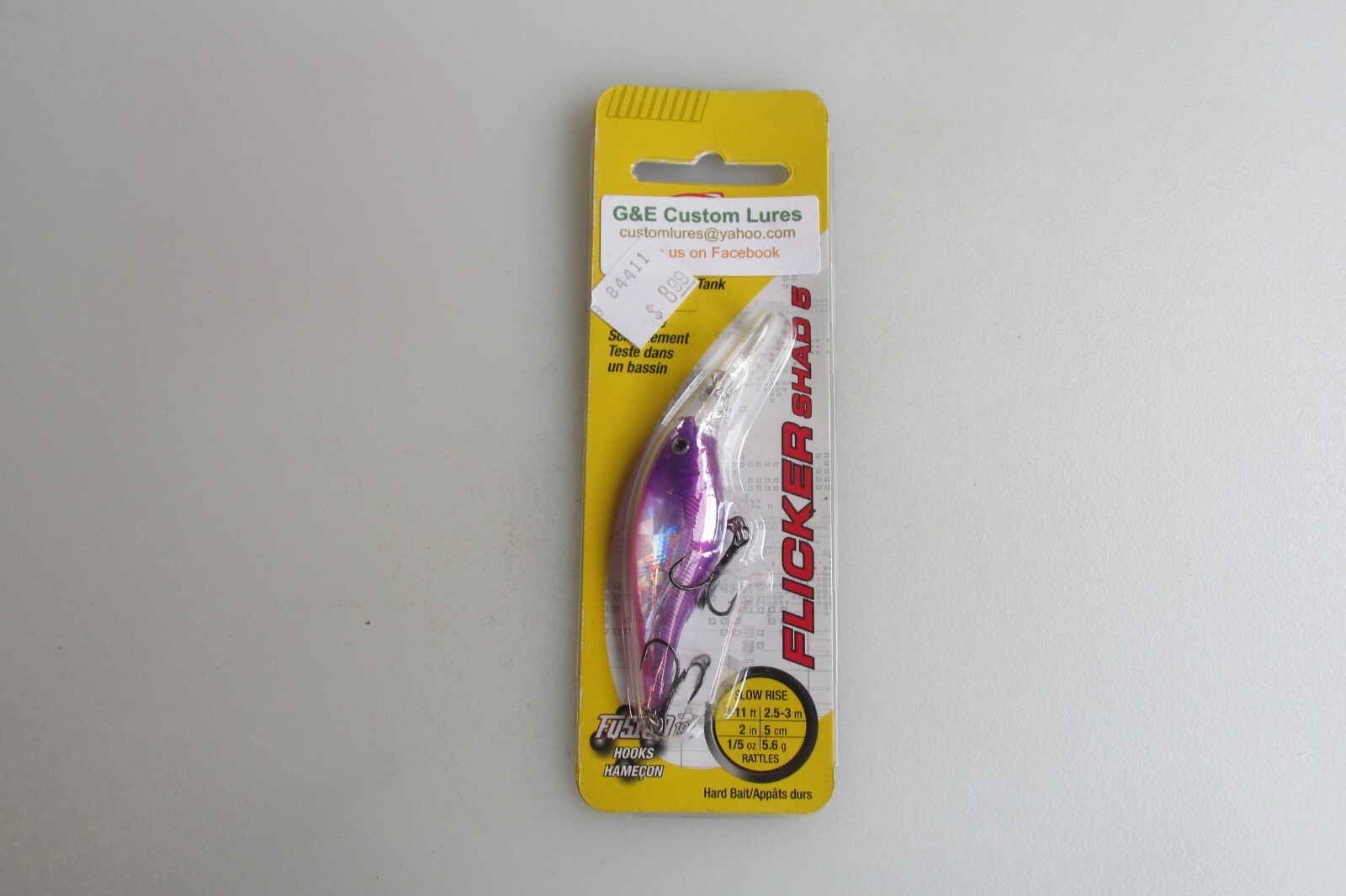 Box #24 Berkley Flicker Shad Size 5 G & E Custom Color New In Package | eBay