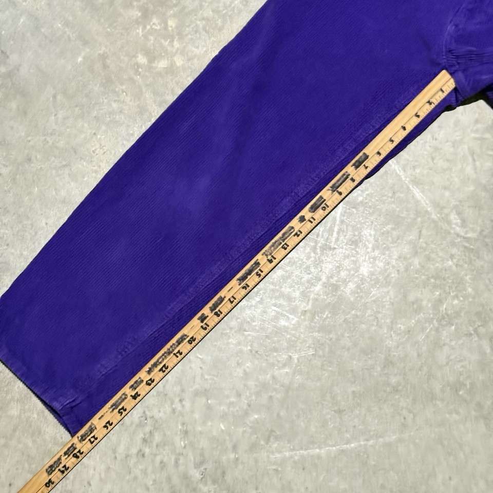 Empyre Pants Men 28x28 Relax Corduroy Purple Cotton Colorful | eBay UK