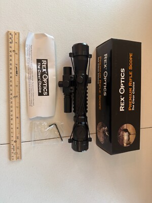 Rex Premium Scope 3-9x32 with lazer, lighted crosshairs and mounts | eBay