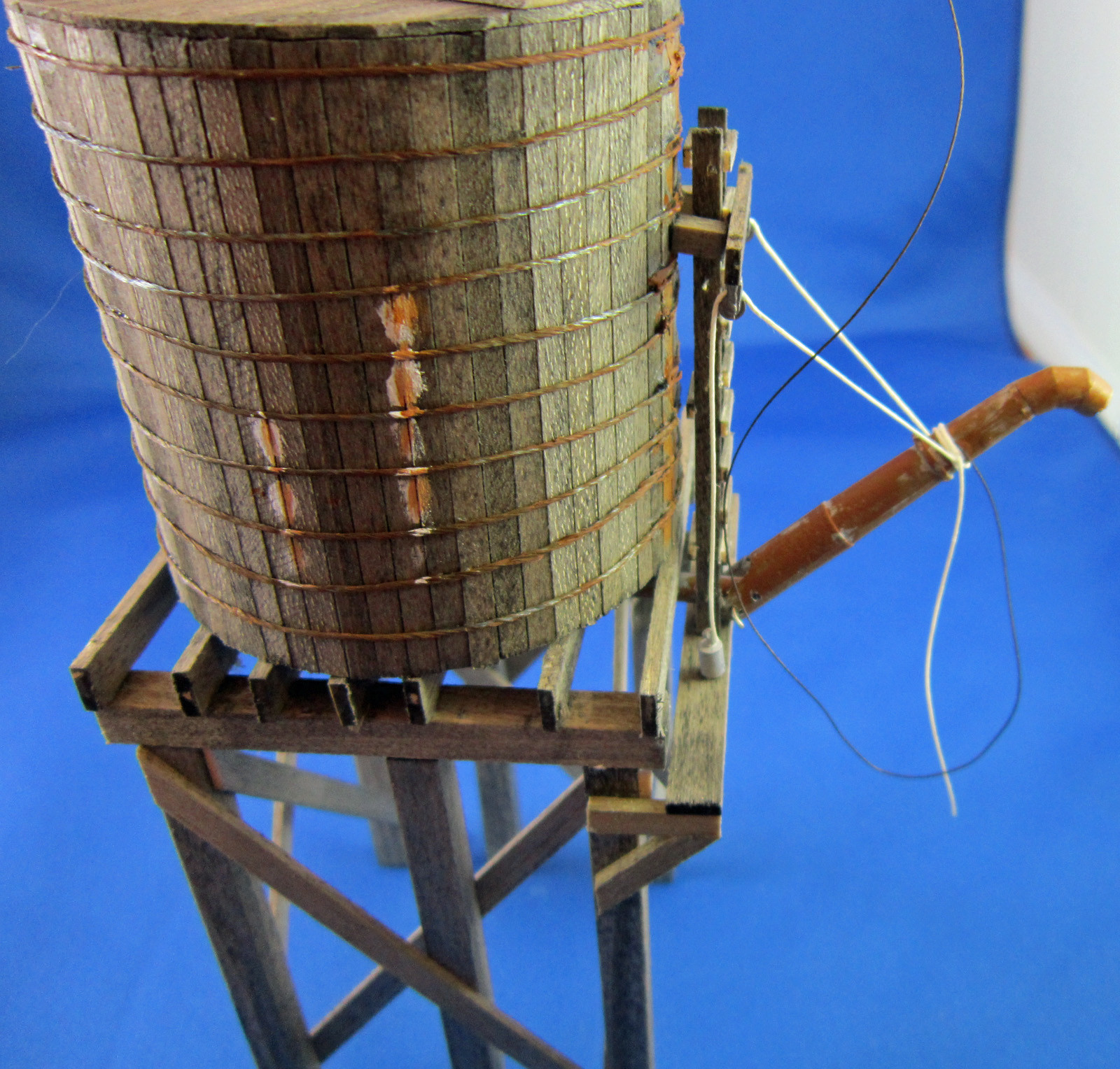 BRANCHLINE WATER TANK On30 Model Railroad Structure Unpainted Laser Kit ...