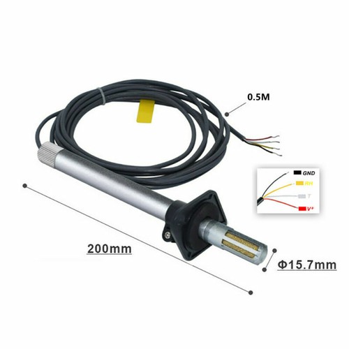 Metal Temperature and Humidity-Transmitter Pipeline Adjustable Sensor T ...