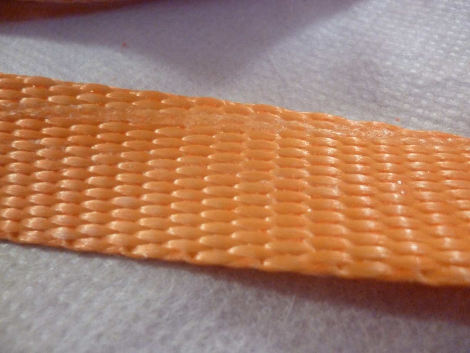 3/4" WIDE NYLON WEBBING STRAP STRAPPING ORANGE 250 FT. ROLL | eBay