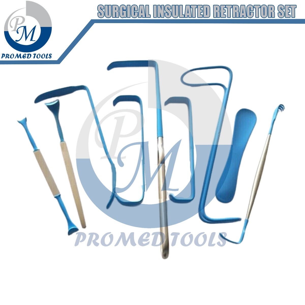 Surgical Insulated Retractor set of 9 Pcs,Surgical instruments | eBay