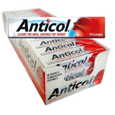 Anticol Action Throat Lozenges 10 Pieces X 36 Pack | eBay Australia