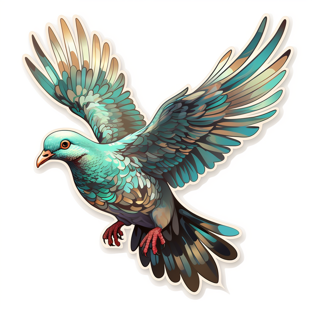 Autoaufkleber Sticker Taube Vogel Aufkleber 9X9 cm | eBay.de