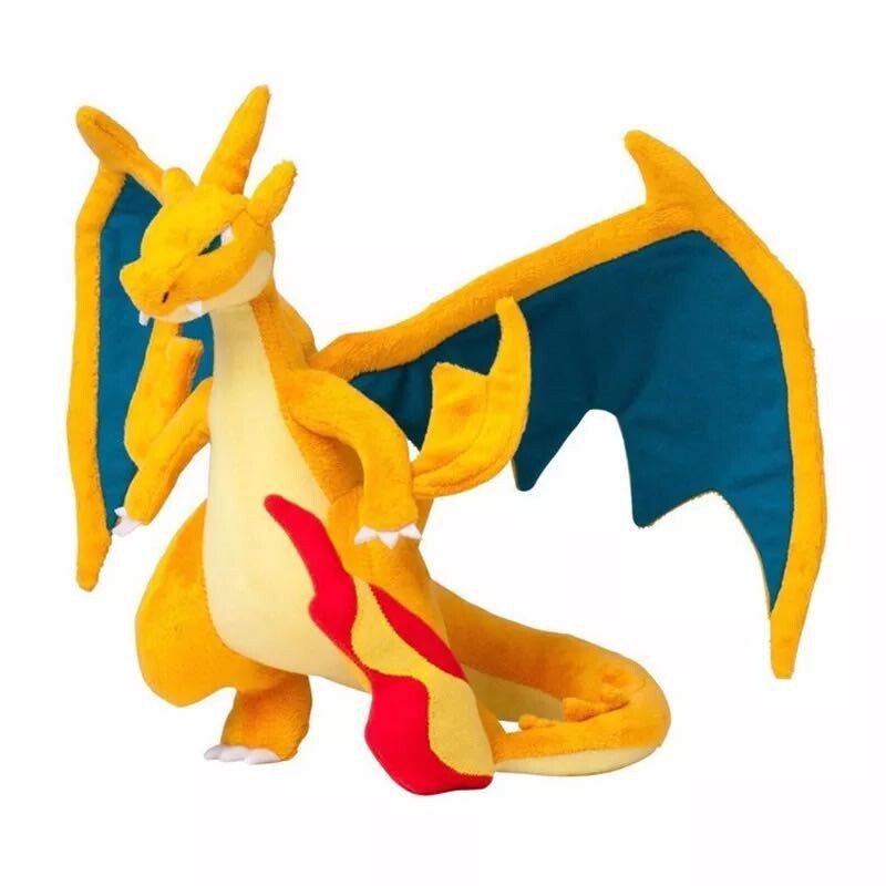 Pokemon Charizard 23cm Plush Stuffed Dragon Teddy Toy mega charizard ...